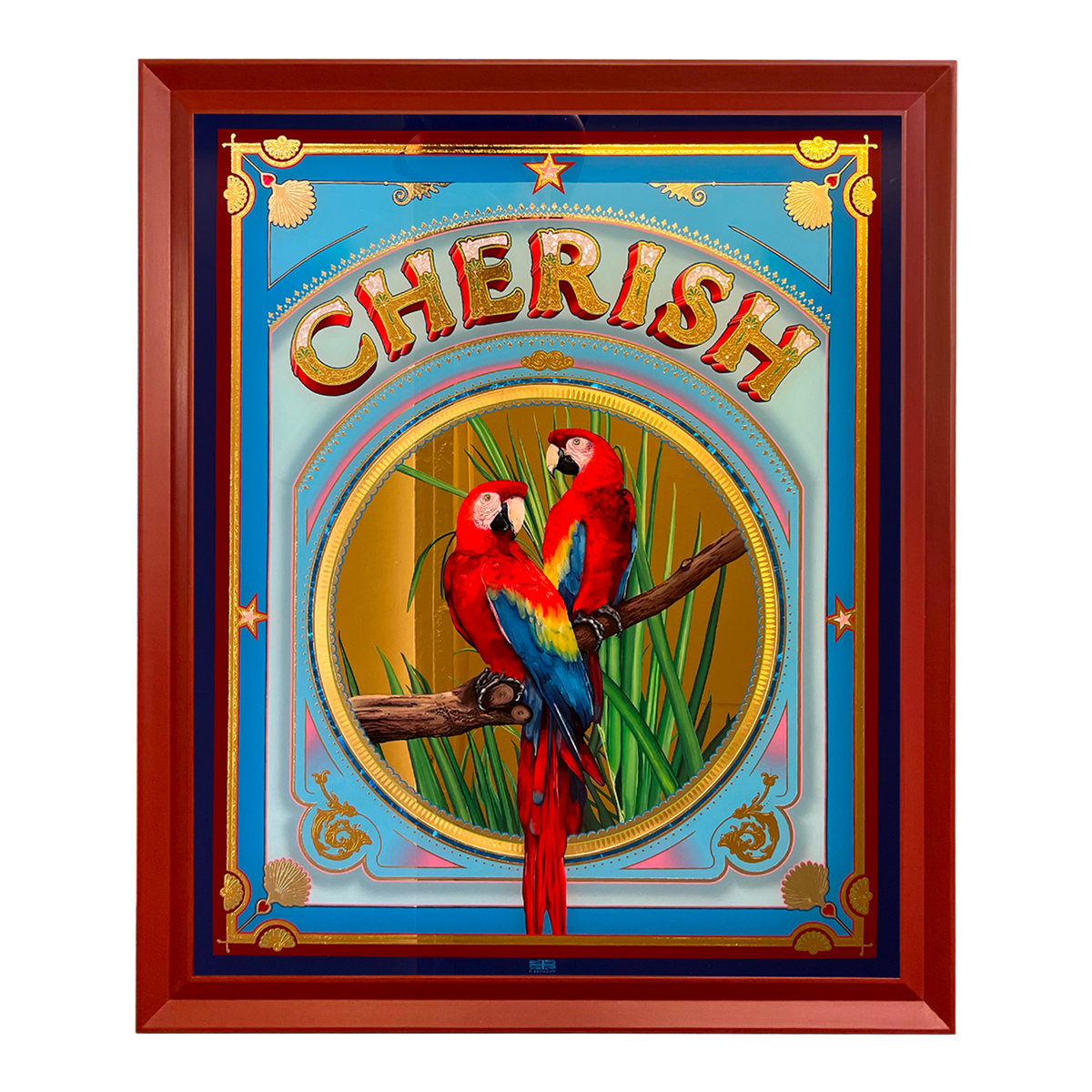 Eddy Artist CHERISH Gilded Glass Private Commission – Patrick Ireland ...