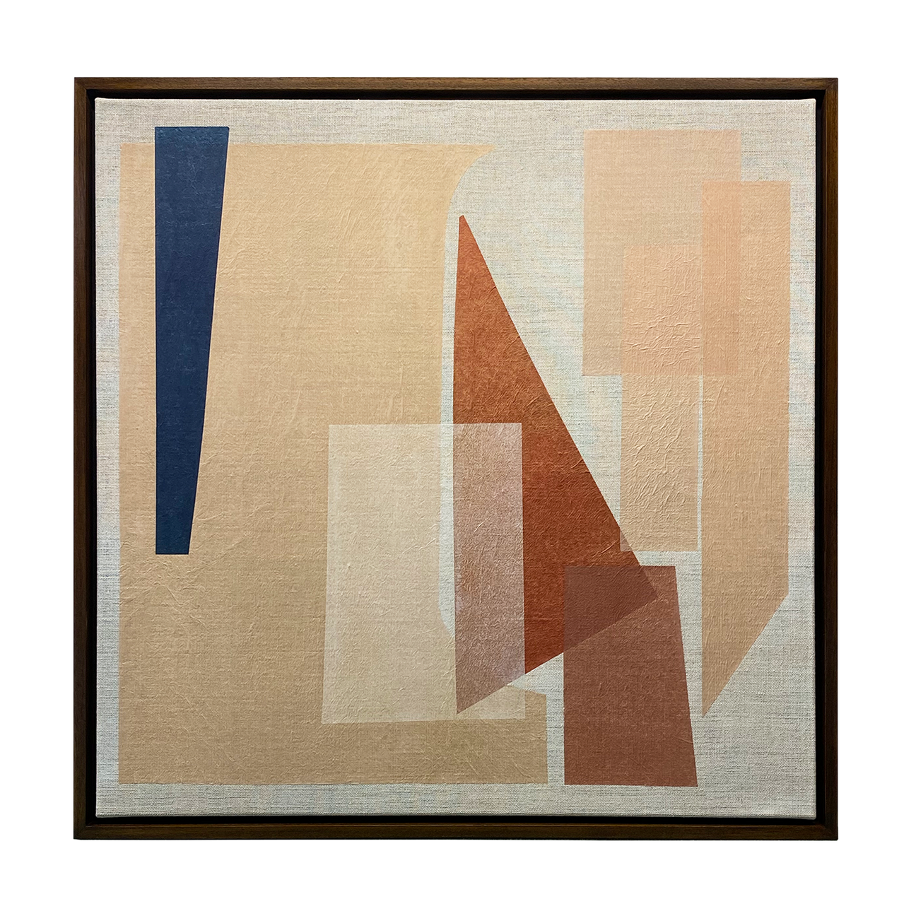 2 Paper on Linen Canvases by Kim Bartelt – Patrick Ireland Frames